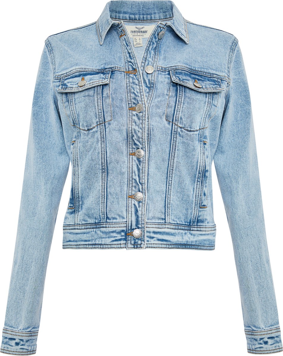 Threadbare Denim Corps Thb Rome Colour Denim Jacket Spijkerjasje | bol.com