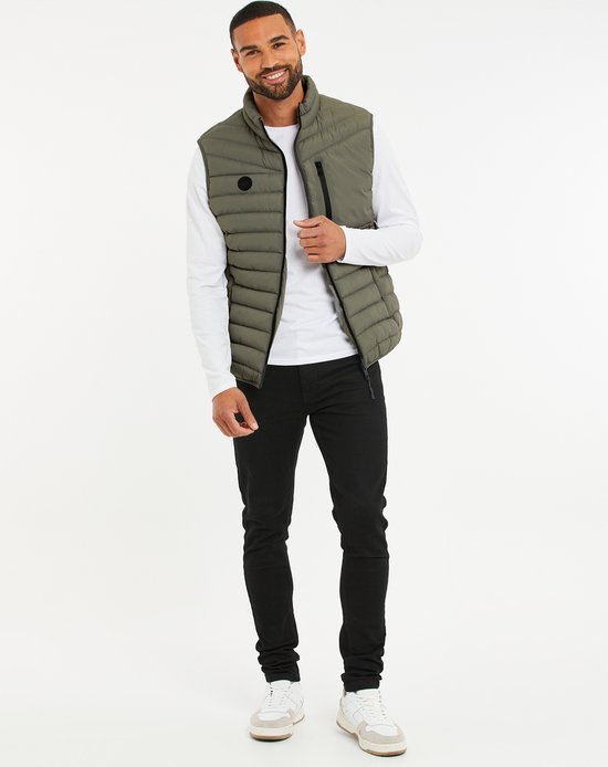 Threadbare Denim Corps Thb Jacket Gilet Hunnigan Gewatteerd Vest | bol.com