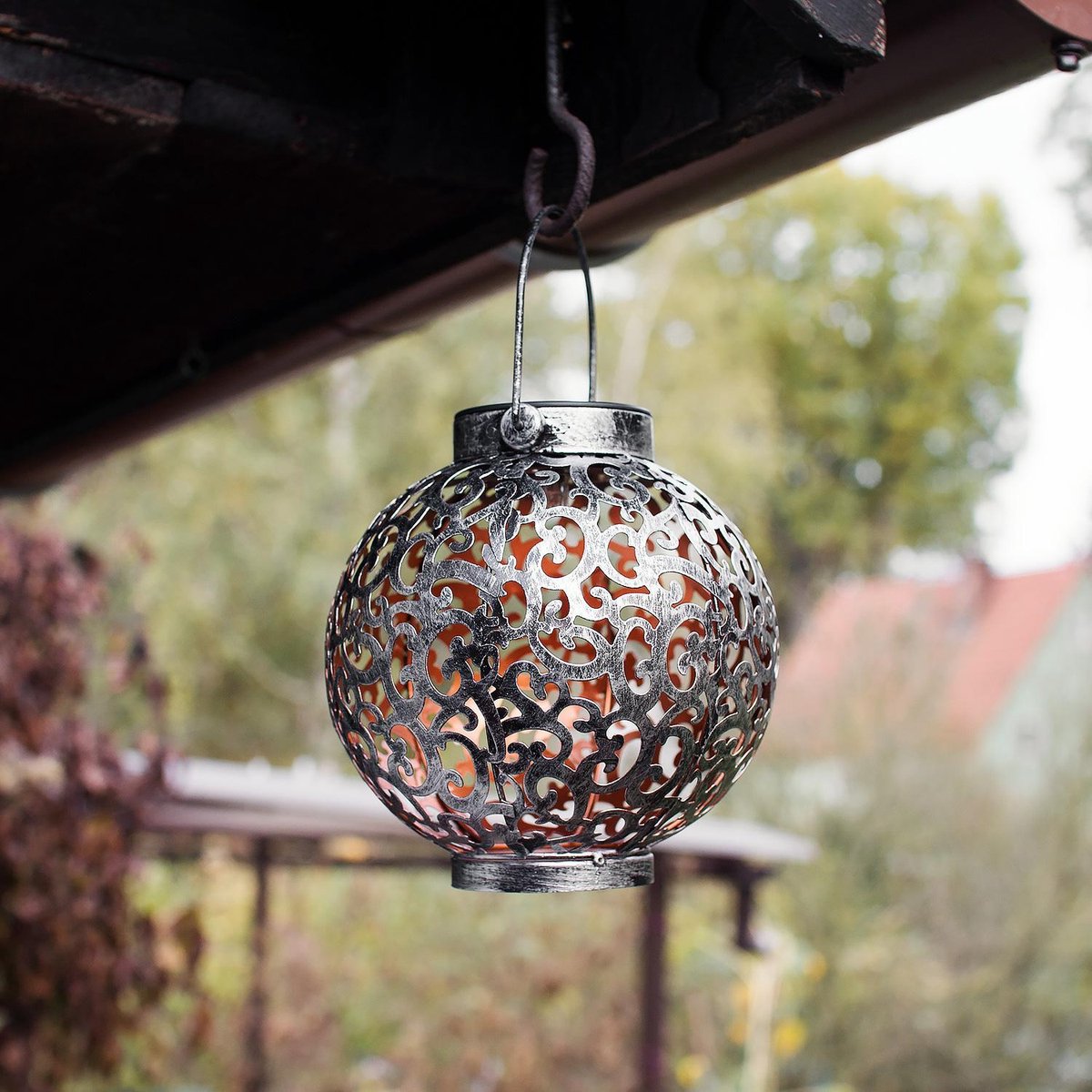 Navaris tuinverlichting - LED solar lamp - Buitenverlichting met sensor ...