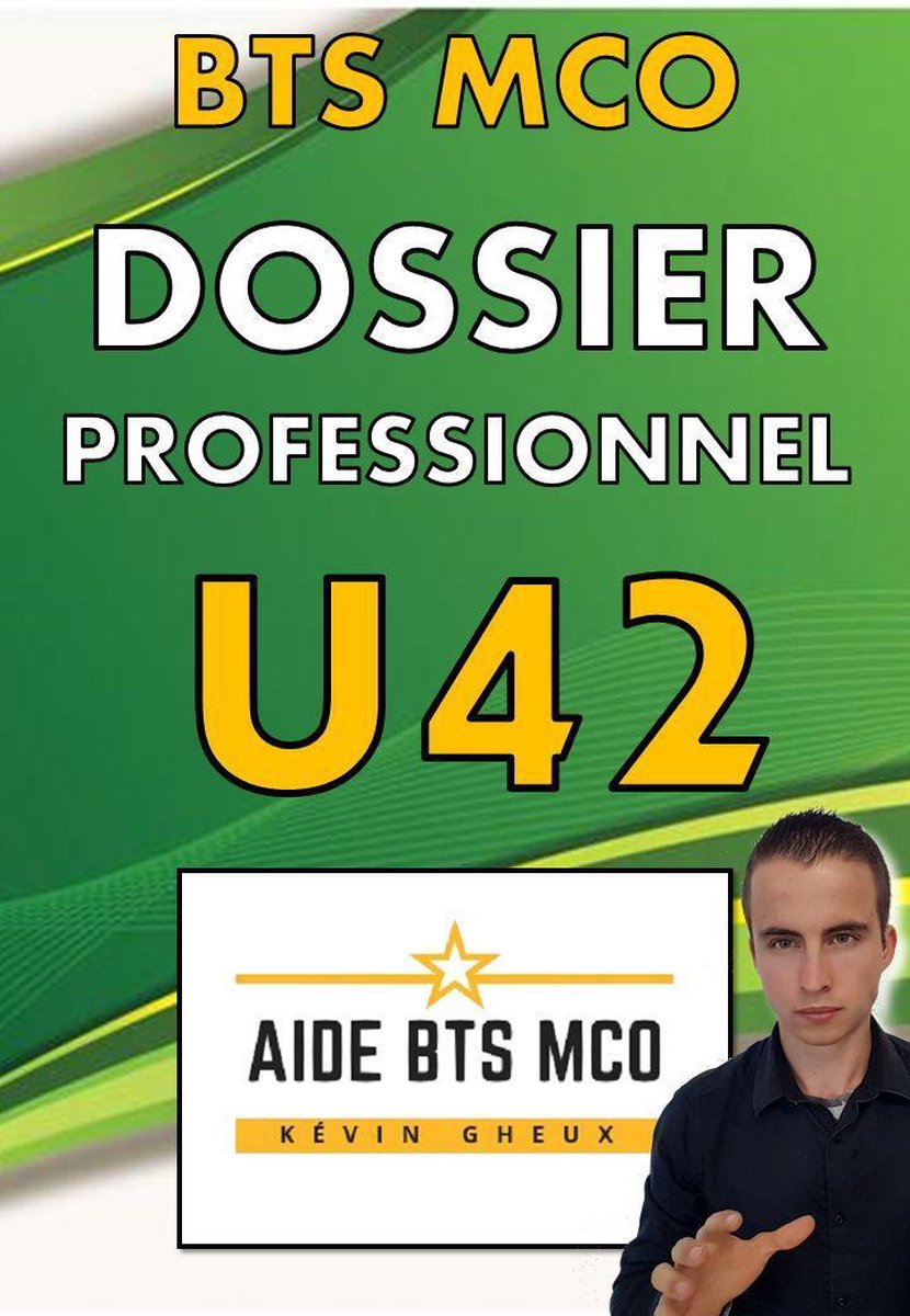 AIDE BTS MCO | Dossier Professionnel U42 | 10 fiches d'activité + 50 annexes (ebook),... | bol
