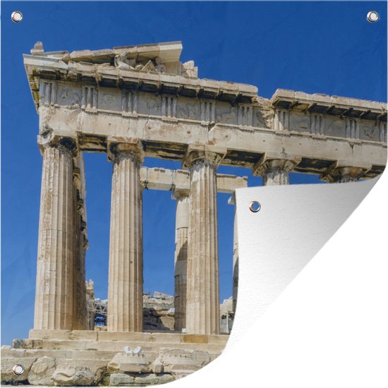 Tuinposters Ruïne van het Parthenon - 50x50 cm - Tuindoek ...