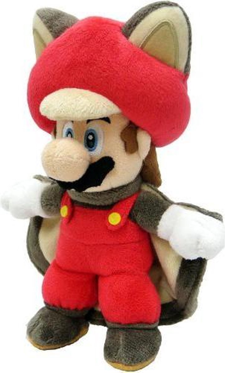 Mario Bros.: Flying Squirrel Mario 22 cm Knuffel | bol.com