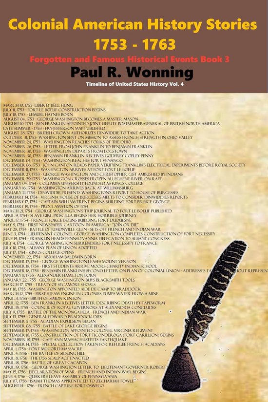 Timeline of United States History - Colonial American History Stories ...