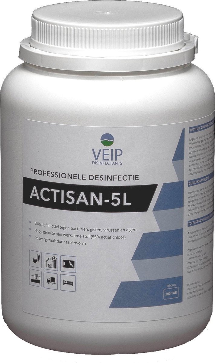 Veip Chloortabletten Actisan 300 stuks | bol