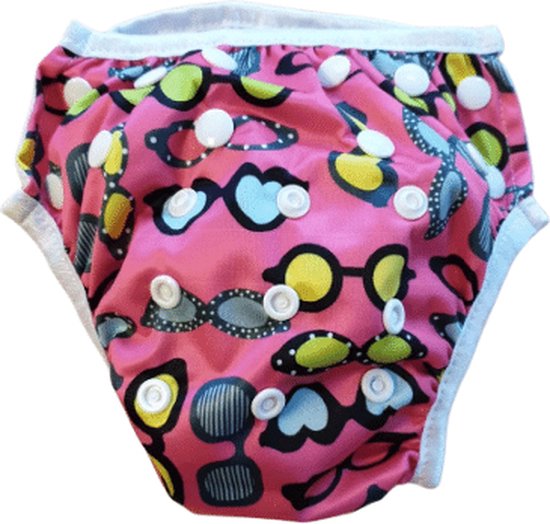 Zwemluier Wasbaar Bababoe - Brillen Roze - 4 tot 18 kg | bol.com