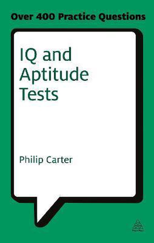 IQ & Aptitude Tests, Philip Carter | 9780749461959 | Boeken | bol