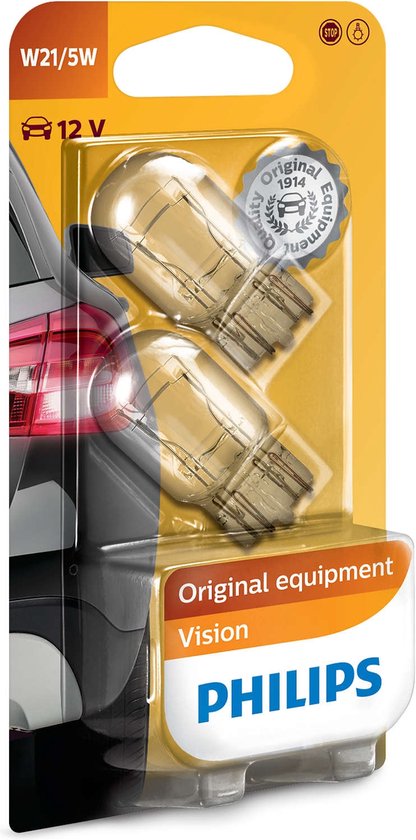 Philips W21/5W 12V - Original - Set | bol.com
