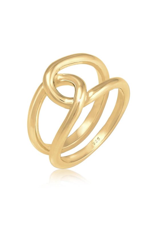 Elli Dames Ring Dames Knopen Trend Minimaal Blogger in 925 Sterling ...