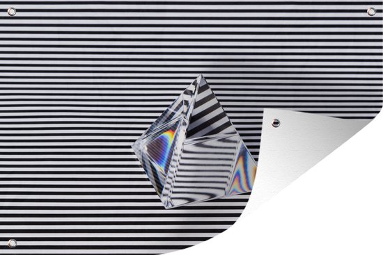 Muurdecoratie Prisma afbeelding met illusie - 180x120 cm - Tuinposter ...