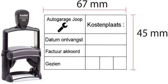 Stempelplaatje Trodat 5208 | bol
