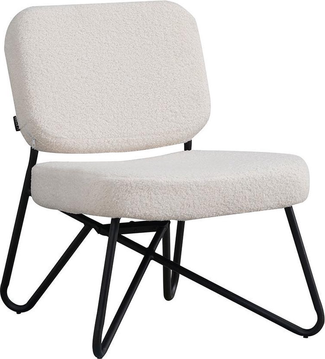 Bronx71® Teddy Fauteuil Julia - Zetel Eenpersoons - Relaxstoel - Wit ...
