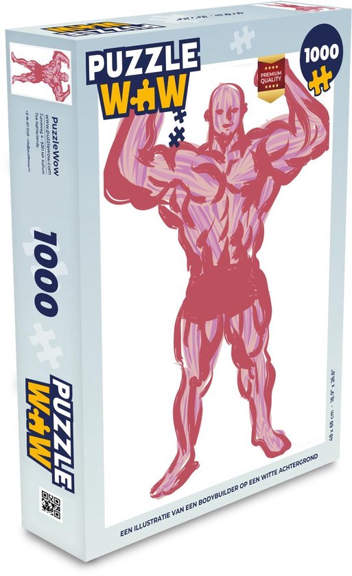 Puzzle Musculation Illustration 1000 pièces - Une illustration d'un ...