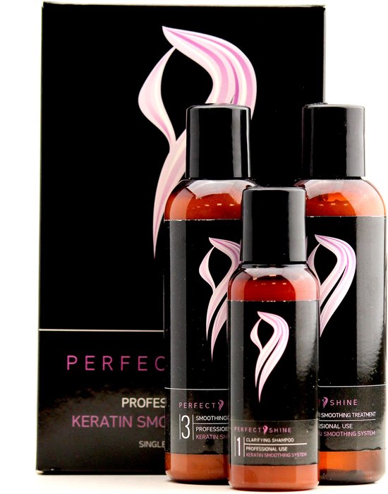 Perfect Shine Keratin Smoothing System Kit | bol