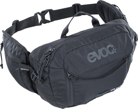 Evoc - hip pack 3l + bladder 1.5l black | bol.com