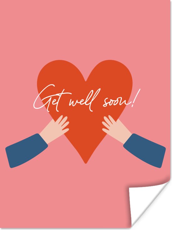 Poster Beterschap - Quote - Hand - 90x120 cm | bol