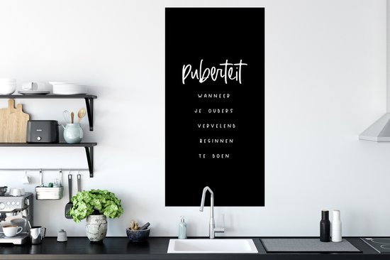 Poster Puberteit - Quotes - Puber - Wanneer je ouders vervelend ...