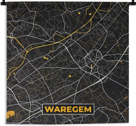Wandkleed - Wanddoek - Waregem - Stadskaart - Kaart - Plattegrond ...