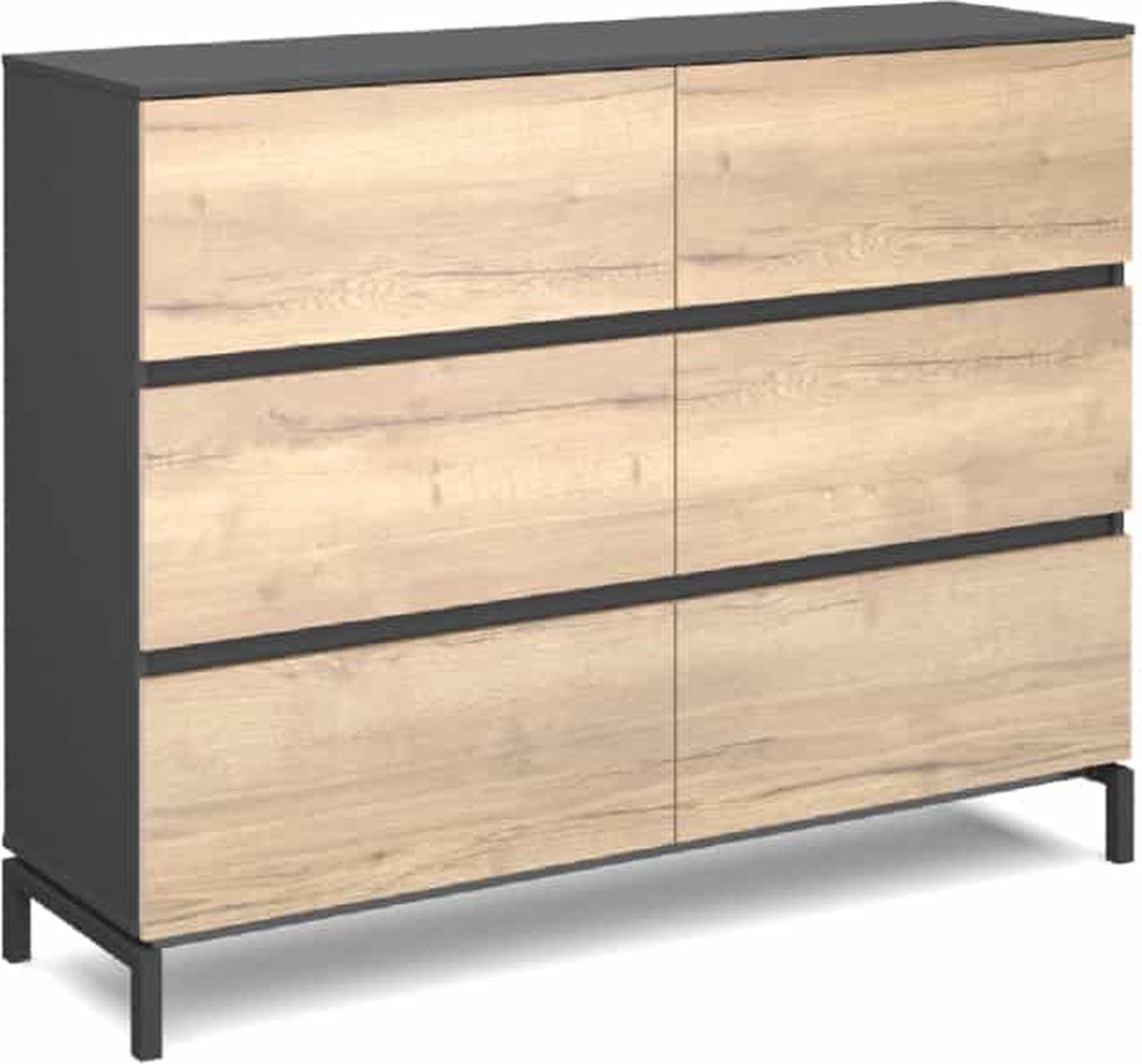 Dressoirkast Cube 155 cm hoog | bol.com