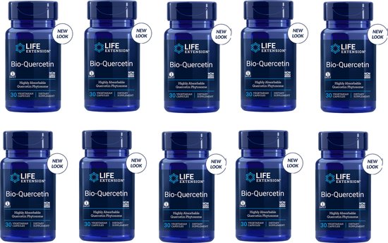 Bio Quercetin, 29 Mg, 30 Capsules, 10-pack | bol.com