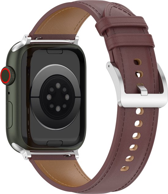 YONO Leer Bandje Cali geschikt voor Apple Watch 42 / 44 / 45 / 49 mm ...