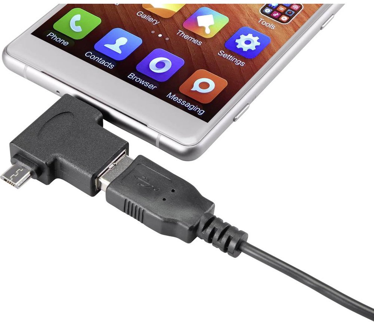 Renkforce USB 3.2 Gen 1 (USB 3.0) Adapter [1x USB-C stekker, Micro-USB ...