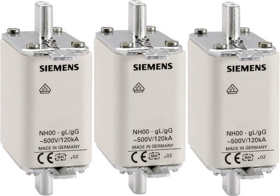 Siemens 3NA3812 NH-zekering Afmeting zekering : 000 32 A 500 V/AC, 250 ...