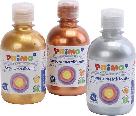 Acrylverf – Metallic Verf – Luxe Acrylverf Metallic Goud Zilver Koper ...