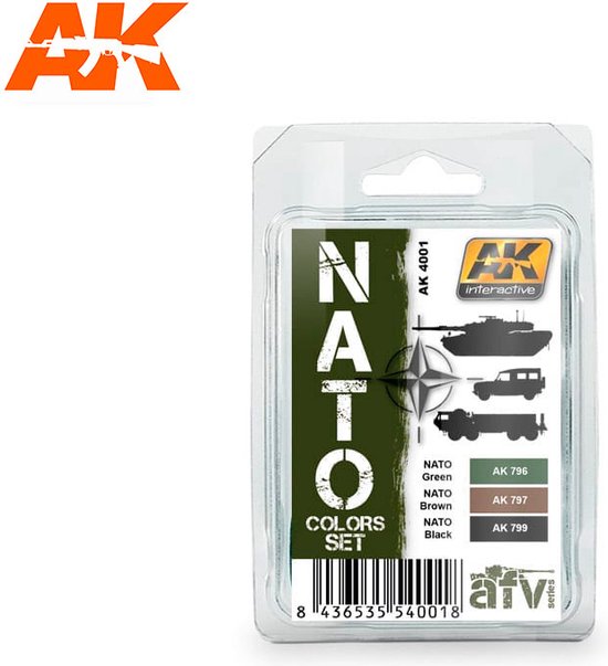 Nato Colors Set - AK-4001 | bol.com