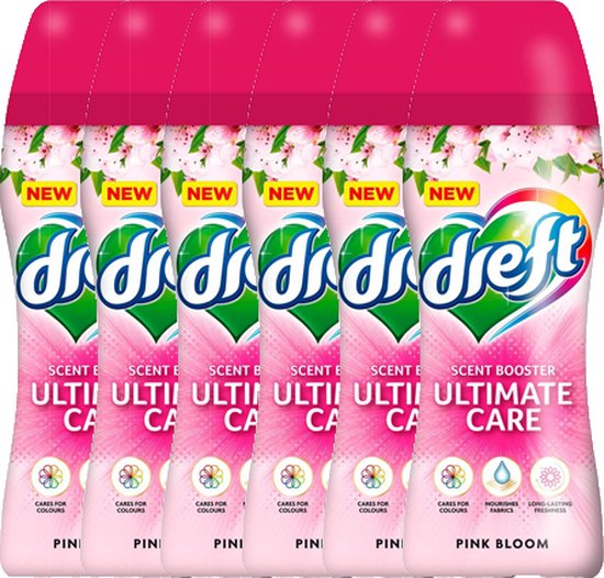 Dreft Geurbooster Ultimate Care Pink Bloom 6 x 210g ...