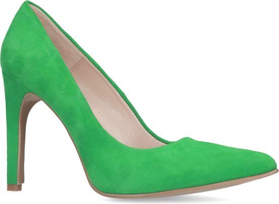 Sacha - Dames - Groene suède pumps - Maat 37 | bol.com