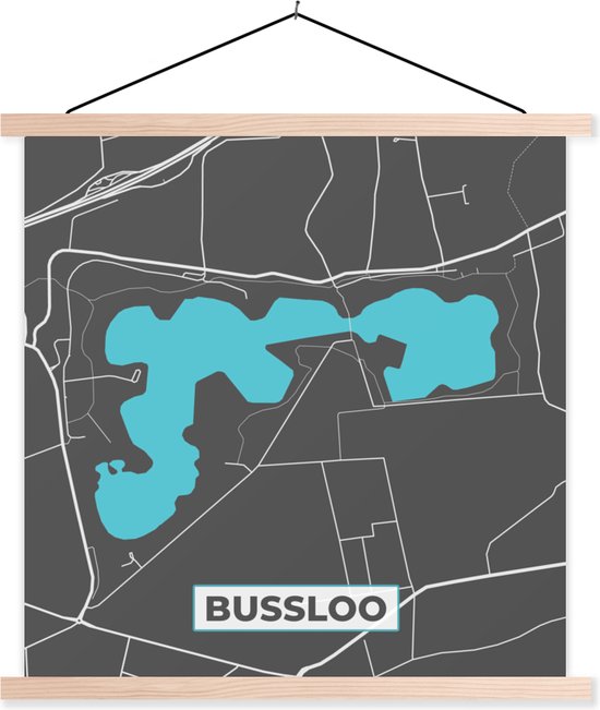 Posterhanger incl. Poster - Schoolplaat - Kaart - Nederland ...