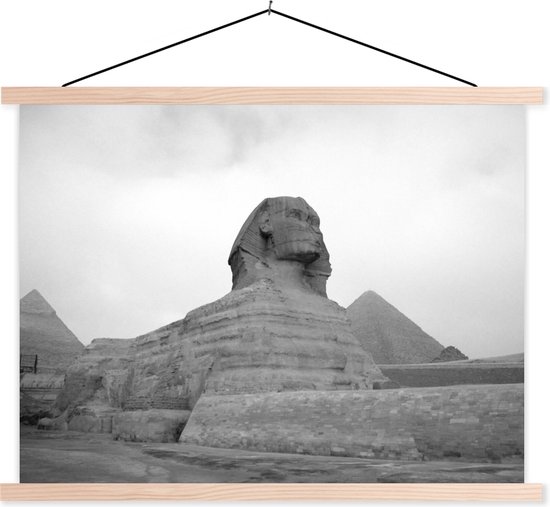 De Sfinx van Gizeh in Egypte - zwart wit | bol.com