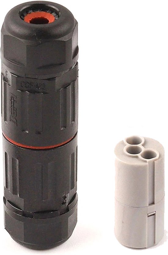 EARU® CDF-M3 Waterdichte kabelverbinders IP68, 3-polig, Ø 4-7 mm ...