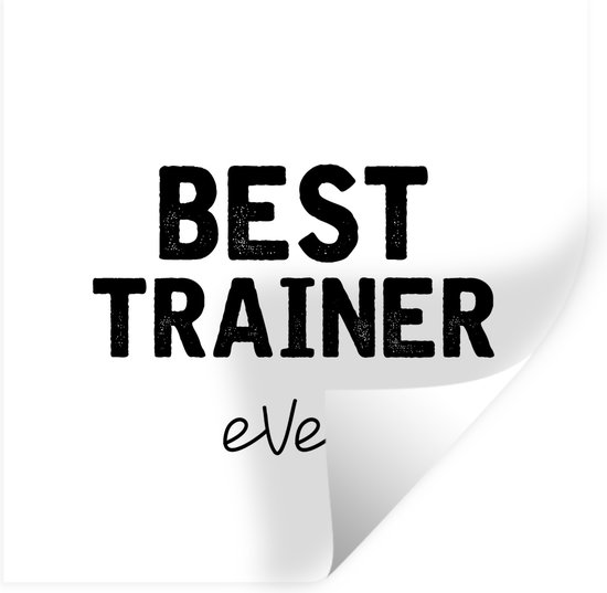 Muurstickers - Sticker Folie - Quotes - Best trainer ever - Trainer ...