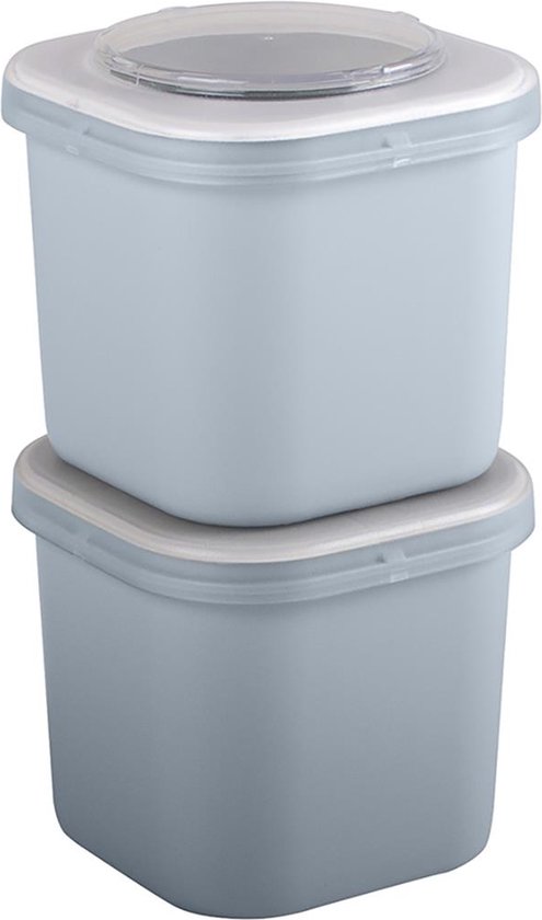 Sunware - Sigma home Food to go lunchbakje set van 2 blauw | bol.com