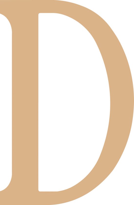 Vaessen Creative MDF - Letter D - 21,8cm | bol