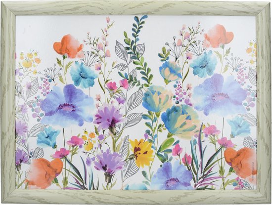 Laptray, Schootdienblad, Meadow Floral, 44 x 34 cm - Creative Tops | bol