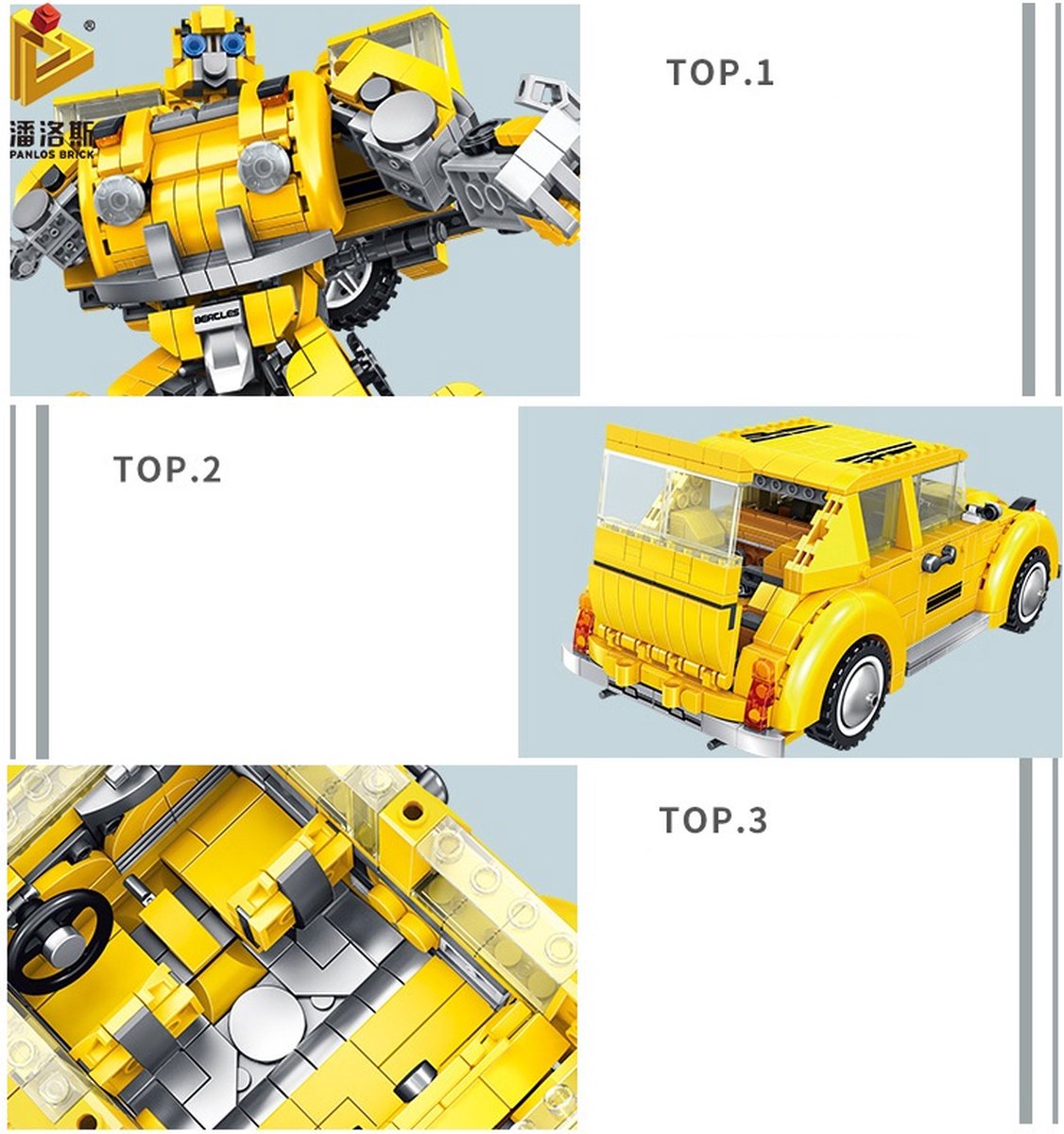 Panlos Brick Grote Transformers 1033 delig - Bouwen & Constructie ...