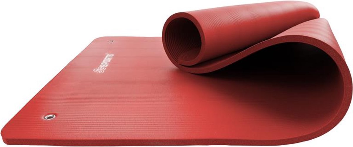 ScSPORTS® Fitnessmat - Sportmat - 180 x 80 x 1,5 cm - Met Oogjes en ...