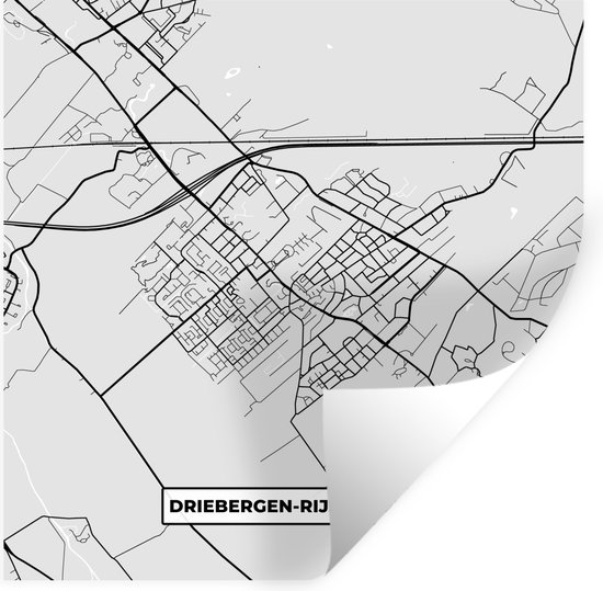 Muurstickers - Sticker Folie - Driebergen-Rijsenburg - Plattegrond ...