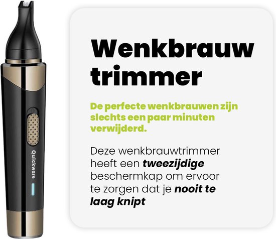 4 in 1 Neustrimmer - Neushaartrimmer - Oortrimmer - Wenkbrauwtrimmer ...