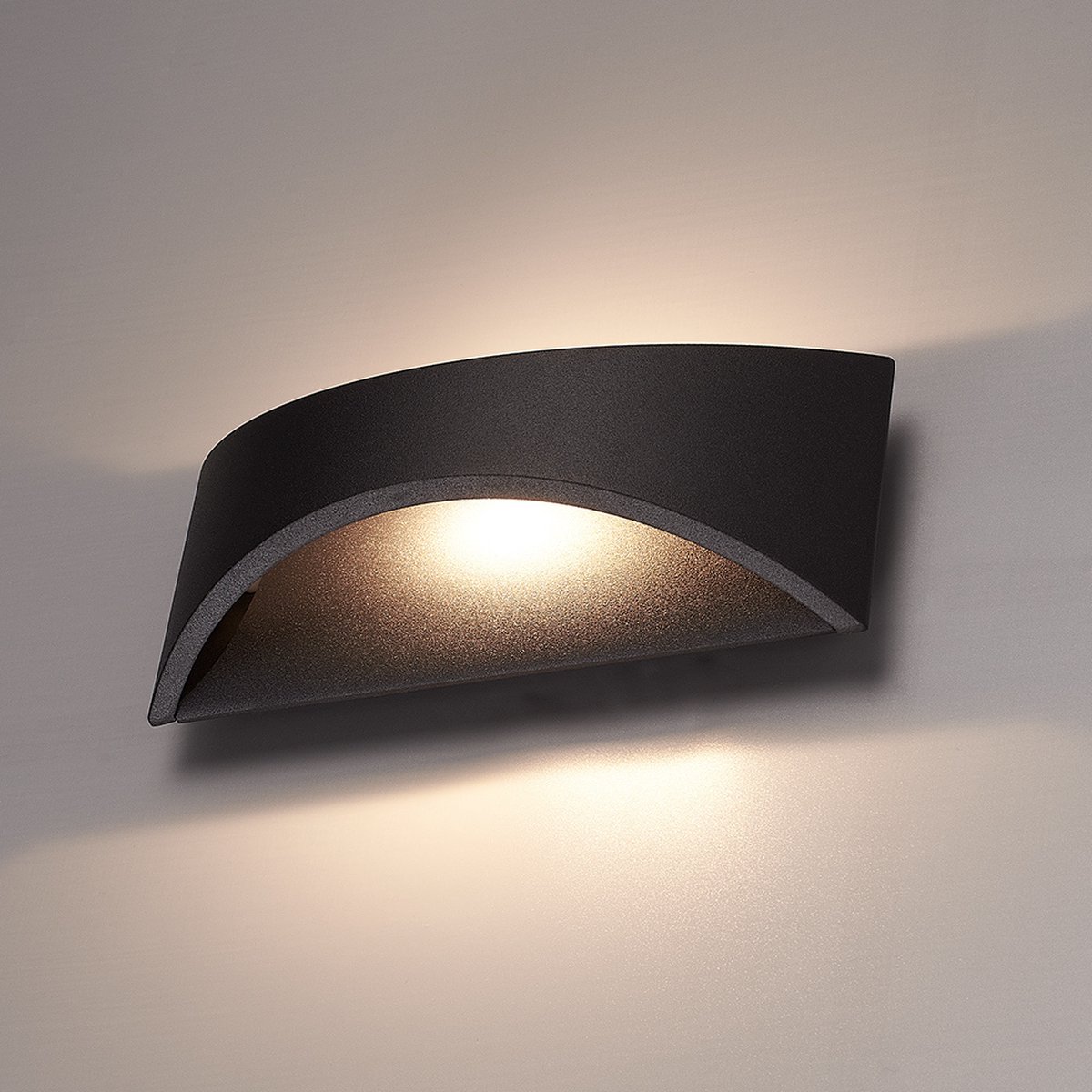 Lowa LED wandlamp - 3000K warm wit - 6 Watt - Up & down light - IP54 ...