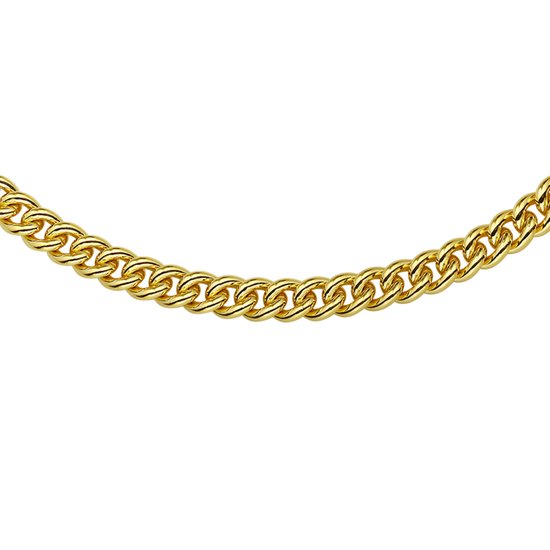 Zilgold Collier goud met zilveren kern Gourmet 7 mm 45 cm | bol.com
