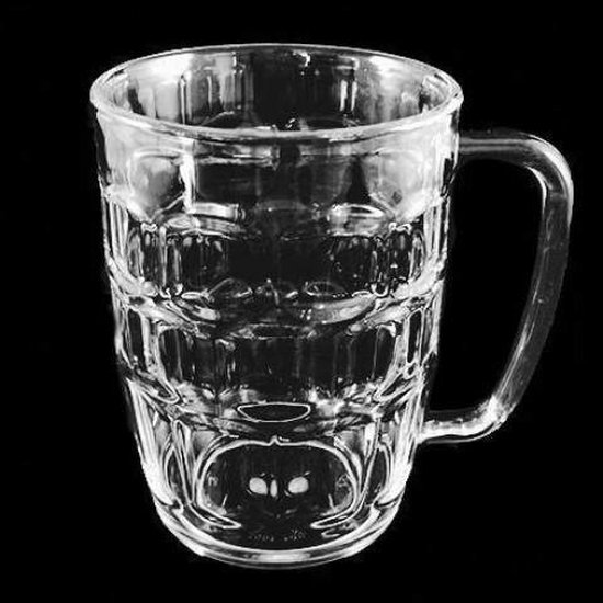 Oktoberfest Onbreekbare bierpul transparant kunststof 50 cl/500 ml - Onbreekbare... | bol.com