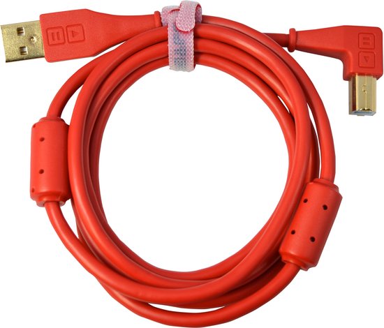 DJ TECHTOOLS DJTT USB Chroma Cable Red 1,5m, haakse stekker - Kabel ...