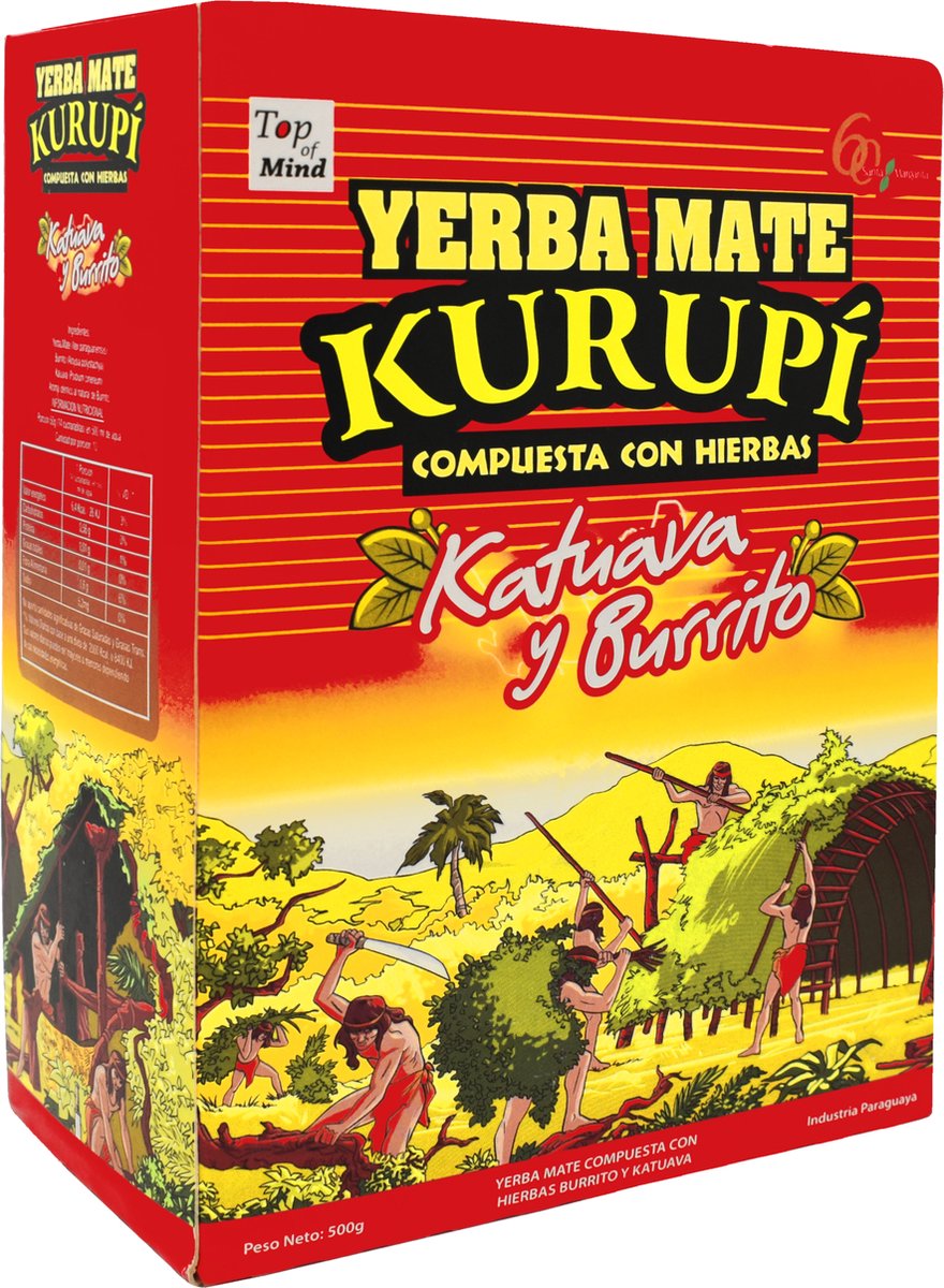 Yerba Mate Kurupí Katuava Y Burrito 500g | bol.com