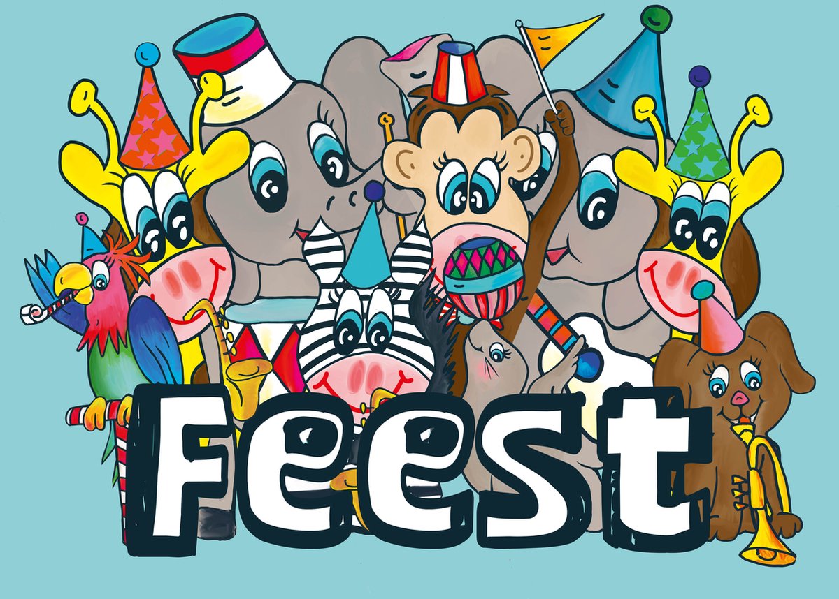 Puk Art© | Uitnodiging Feestje | kinderfeestje | invulkaart | 20 stuks ...