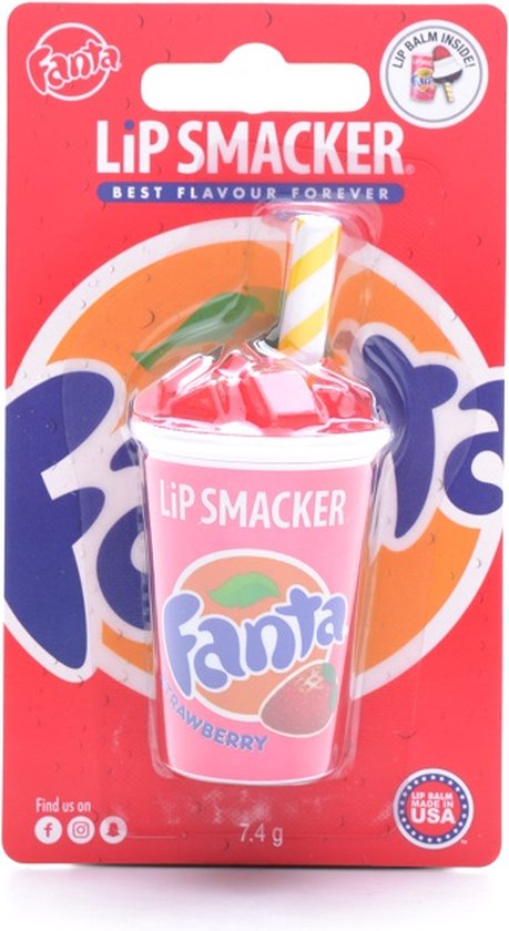 Classic Cup Pot Balm ( Fanta Strawberry ) - Moisturizing Lip Balm 7.4 G ...