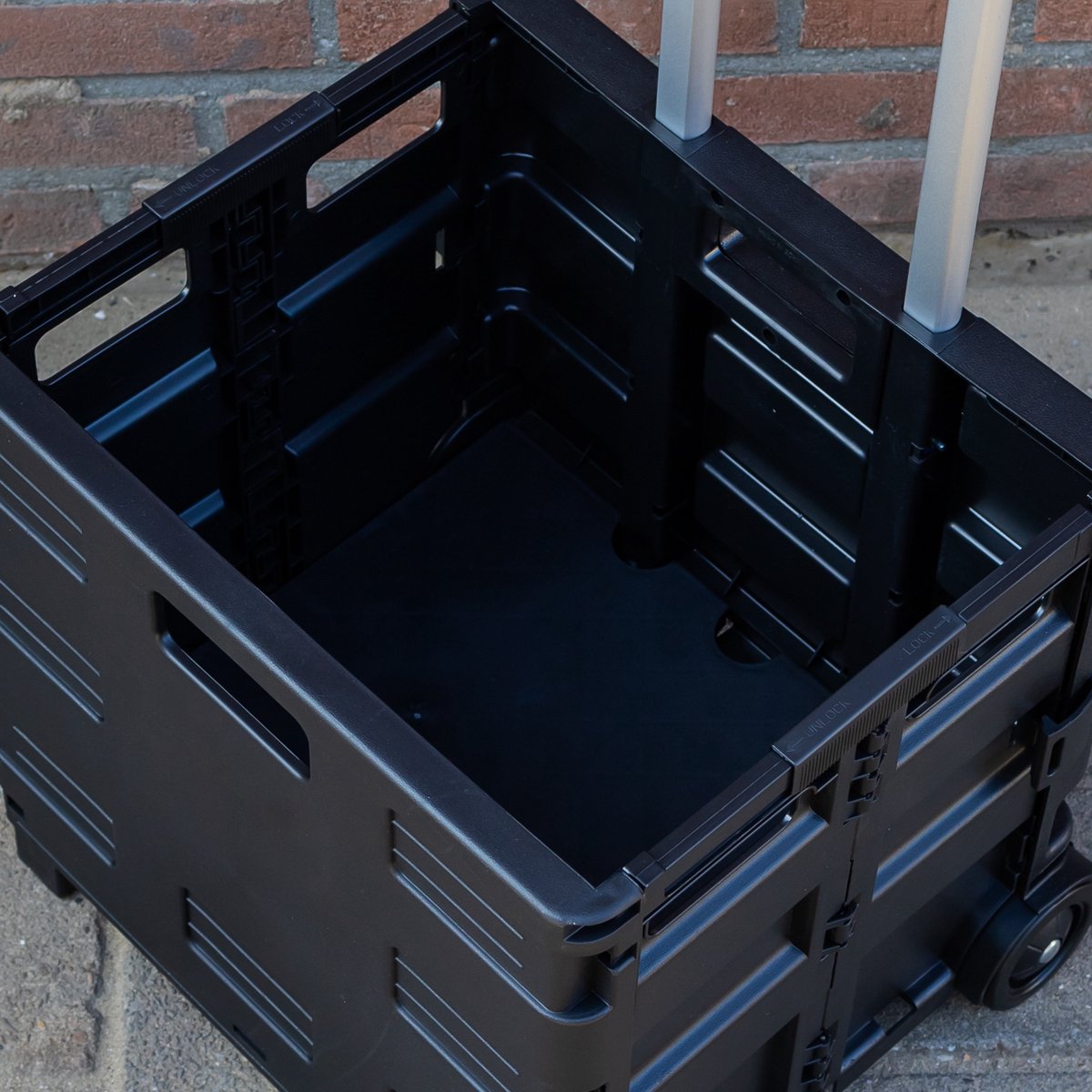 Boodschappentrolley XL Opvouwbaar - 50 Liter - Vouwkrat - Inklapbaar ...