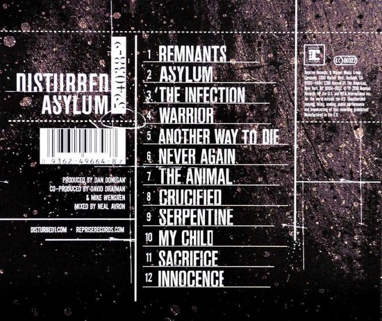 Asylum, Disturbed | Muziek | bol